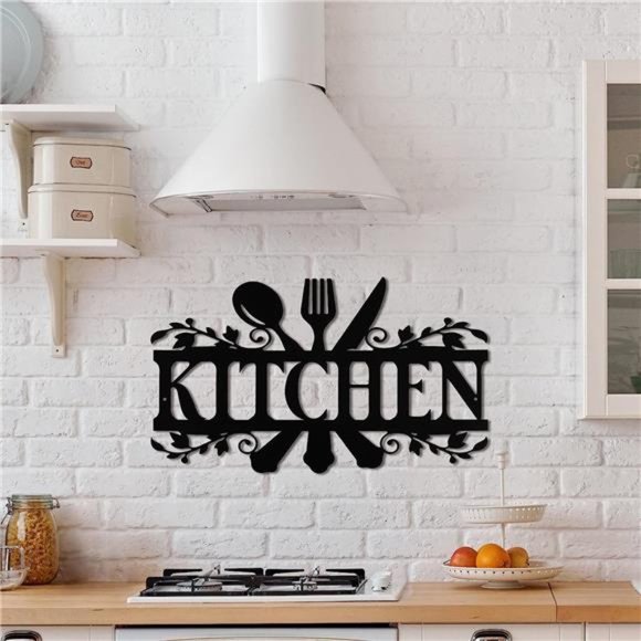 Wall Decor | Kitchen Metal Sign Kitchen Signs Wall Decor Rustic Metal ...